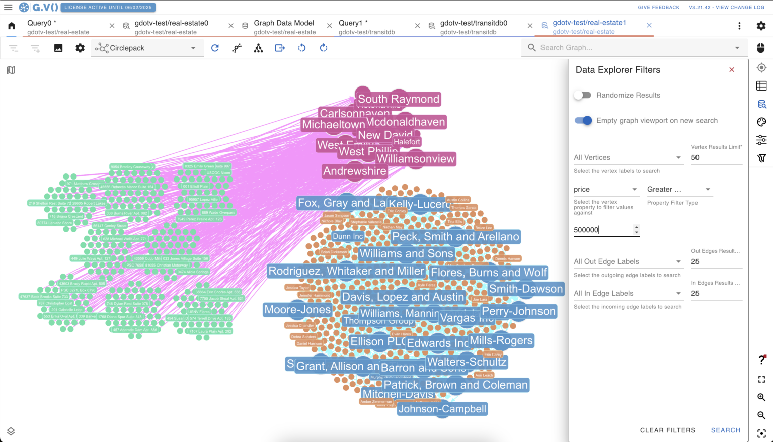 Google Cloud Spanner Graph Visualization Tool - gdotv Ltd